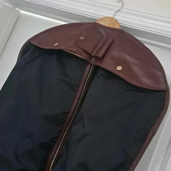 Sears | Bags | Vintage Sears Faux Leather Long Folding Hanging Garment ...